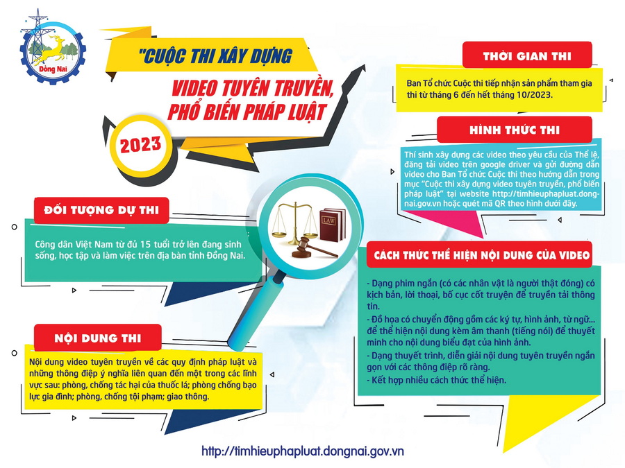 Đồng Nai: Cuộc thi xây dựng video tuyên truyền, phổ biến pháp luật năm 2023 chính thức bắt đầu ...